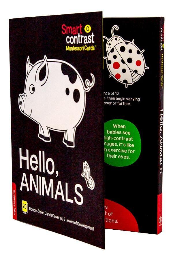 Hello, Animals (Smart Contrast Montessori Cards) by Sourcebooks - Book ...