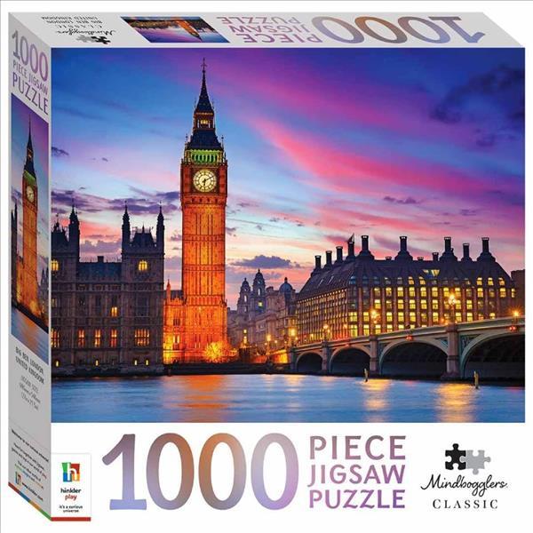 Big Ben, London, United Kingdom 1000 Piece Jigsaw Puzzle - Hinkler ...