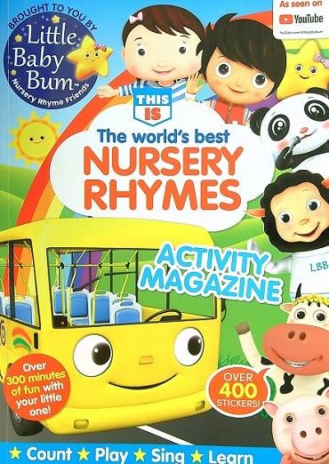 This Is the World's Best Nursery Rhymes Activity Magazine (Little Baby ...