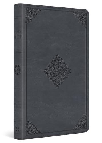 ESV Large Print Thinline Bible (TruTone, Azurite Blue, Ornament Design ...
