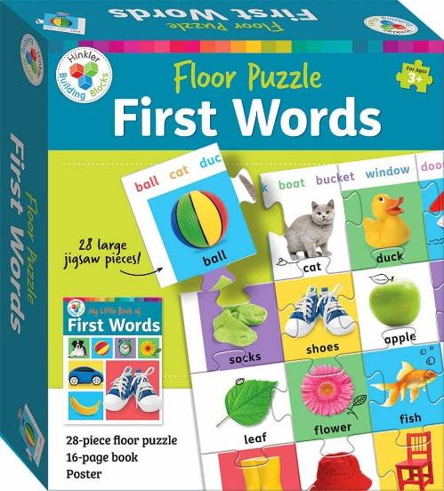 First Words Floor Puzzle (Hinkler Building Blocks) - Hinkler - Book Outlet