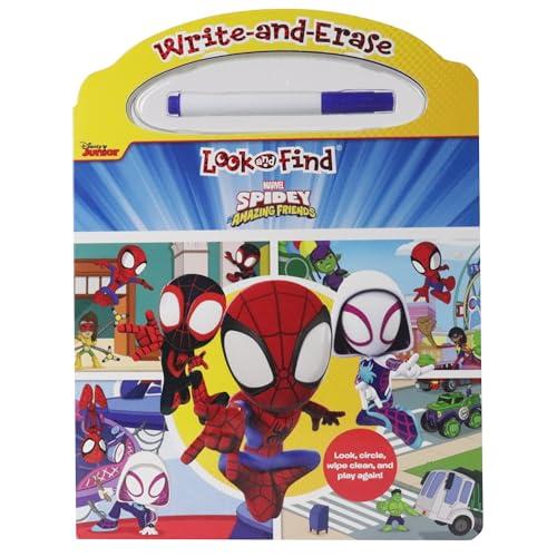 Marvel Spidey and His Amazing Friends Write-And-Erase Look and Find ...