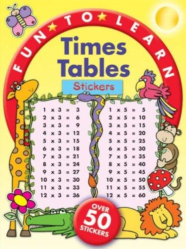 Time Tables Stickers (Fun to Learn) by Autumn Publishing - Book Outlet
