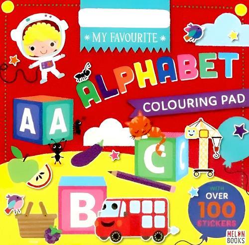 My Favourite Alphabet Colouring Pad by Melon Books - Book Outlet