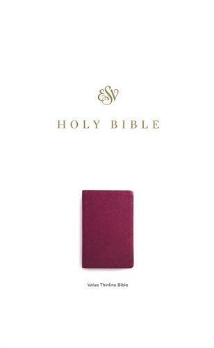 ESV, Value Thinline Bible (TruTone, Raspberry, Floral Design) by ...